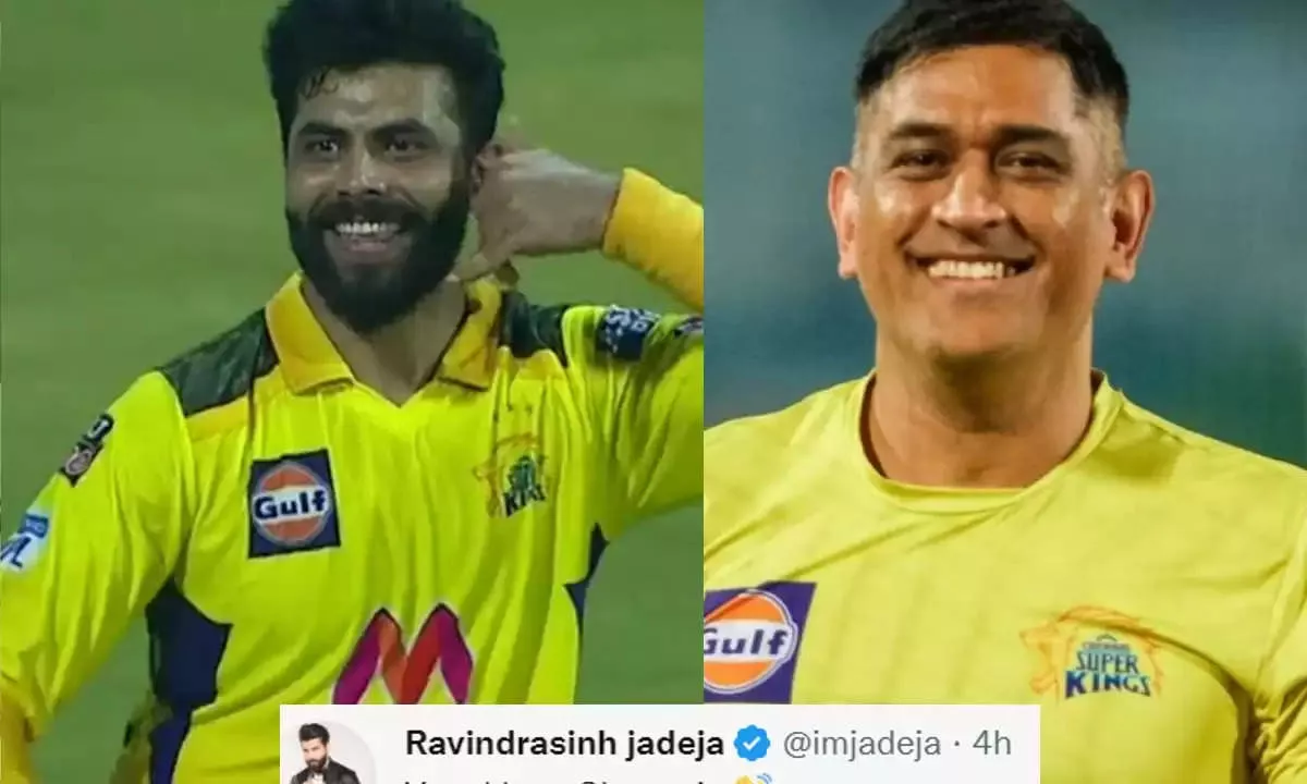Ravindra Jadeja's Epic Two-Word Tweet For CSK Fans Has Gone Viral