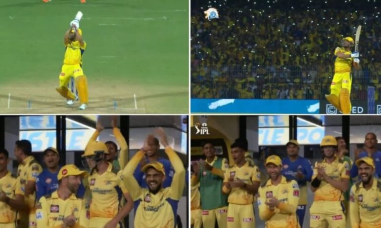 VIDEO: CSK Dugout Gives Standing Ovation To MS Dhoni After He Hits 2 ...