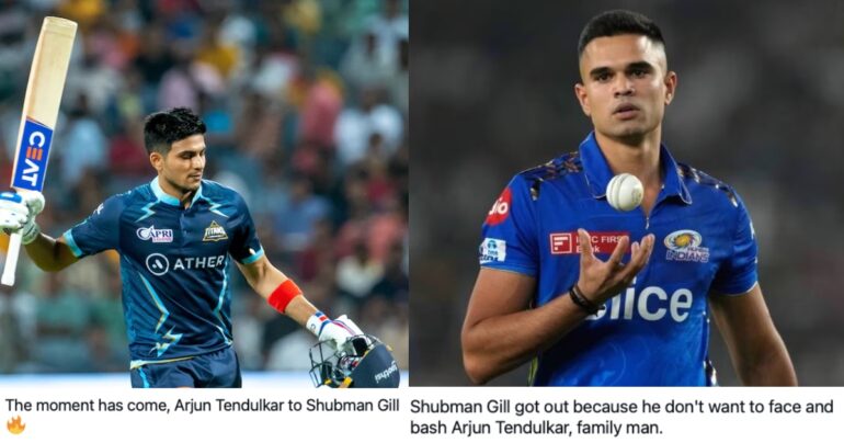 10 Best Memes On Arjun Tendulkar VS Shubman Gill Ft. Sara And Sachin ...