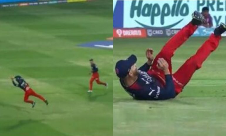 MI vs RCB: Faf du Plessis Takes A Brilliant Diving Catch To Dismiss ...