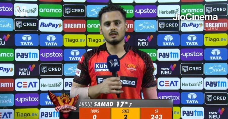 Abdul Samad: A Young Boy From Jammu And Kashmir Who Is Bossing The IPL ...