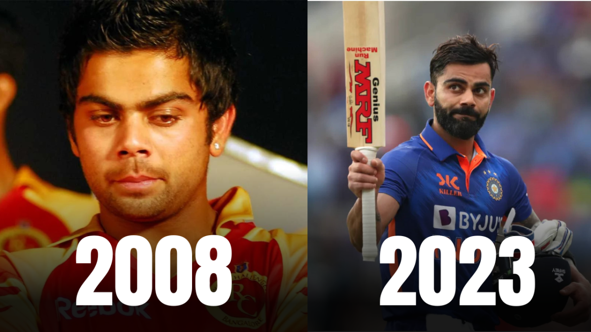 Transformation Of Virat Kohli In Pictures From 2008 To 2023 - The Cricket Lounge