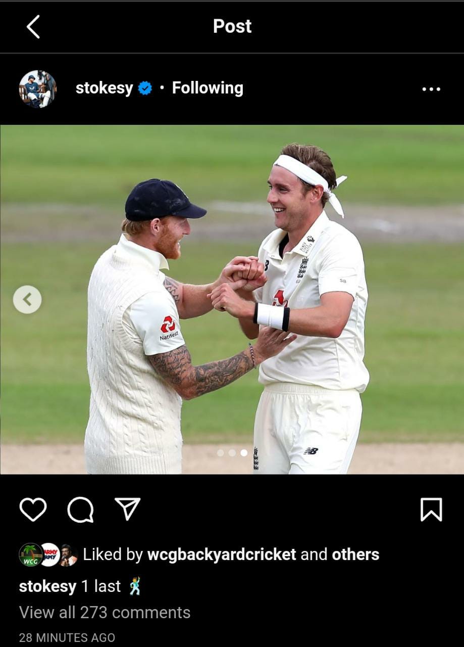 Ben Stokes Gets Emotional Ahead Of Stuart Broad's Last Day In ...