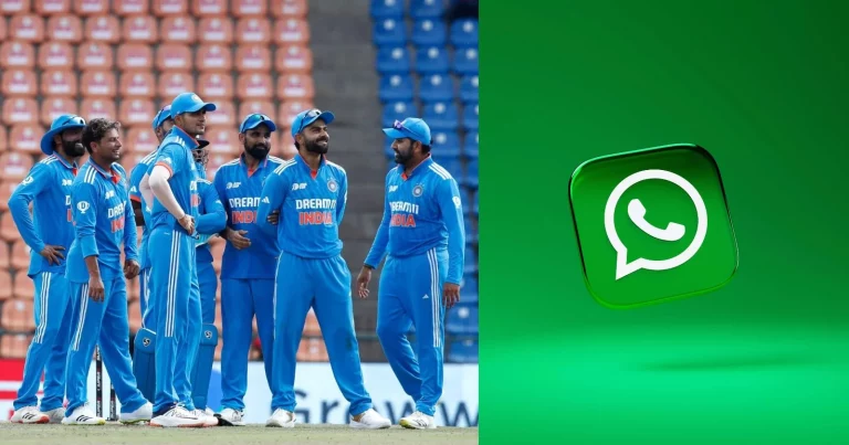 Here’s How You Can Follow Indian Cricket Team On WhatsApp
