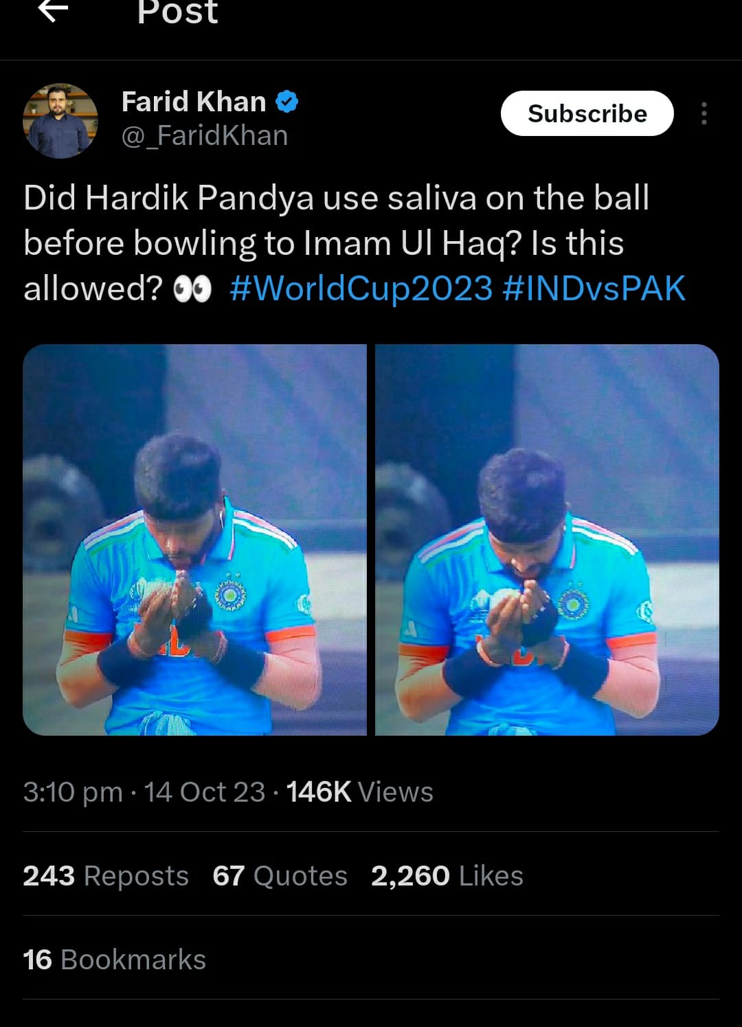 [IND vs PAK] Fans React With Hilarious Memes On Hardik Pandya's Juju ...