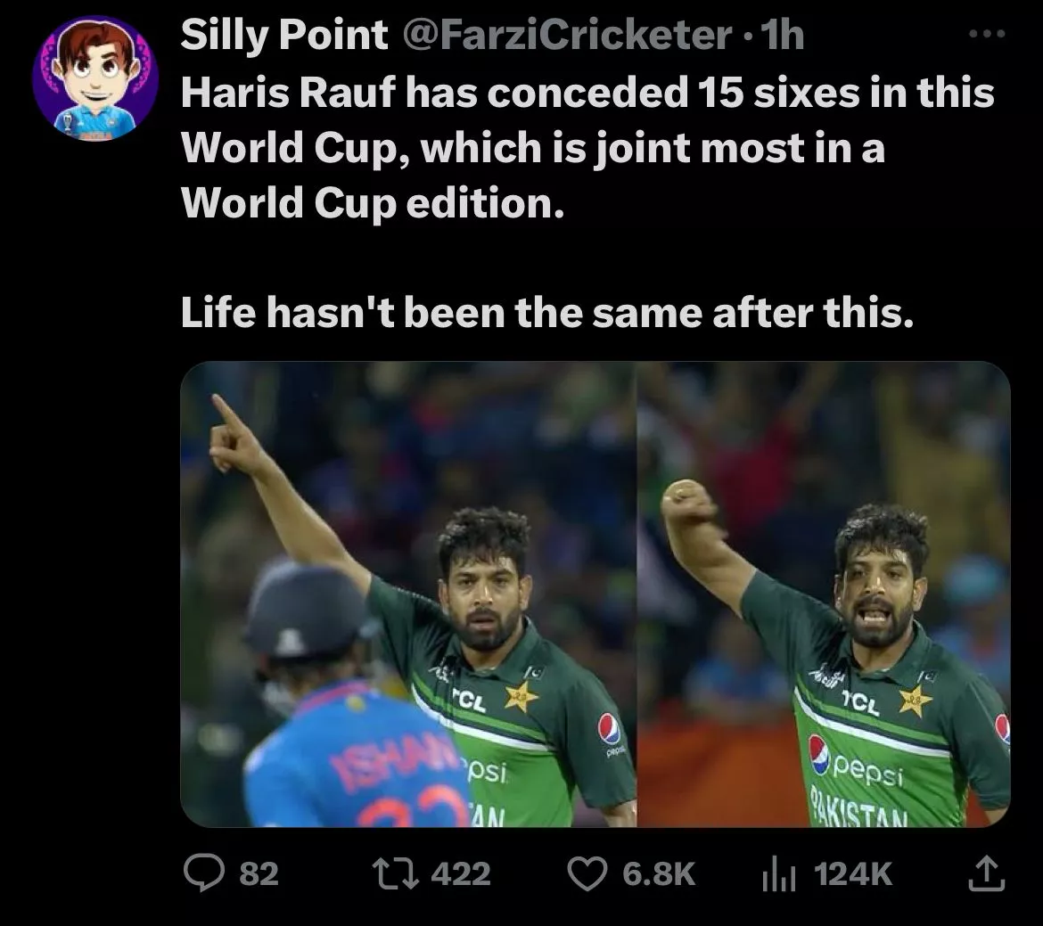 [NZ vs PAK] Memes Galore As Haris Rauf Concedes Most Sixes In A World ...