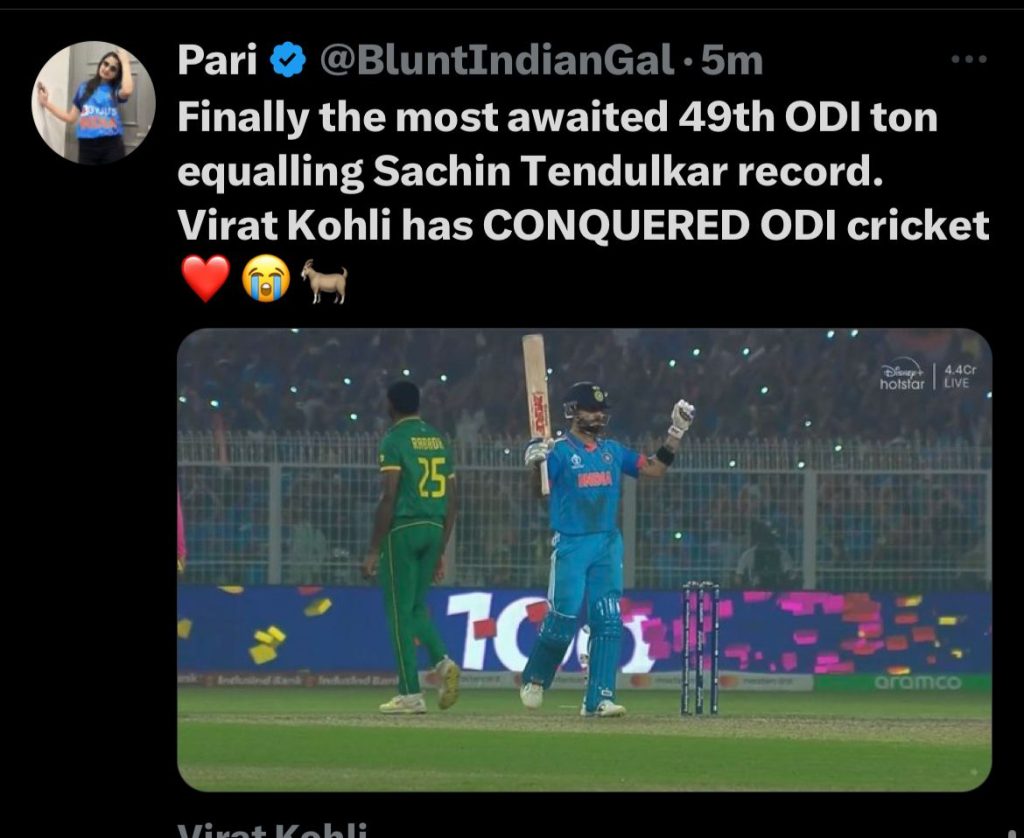 Memes Galore As Virat Kohli Scripts History With His 49th ODI Hundred - The Cricket Lounge