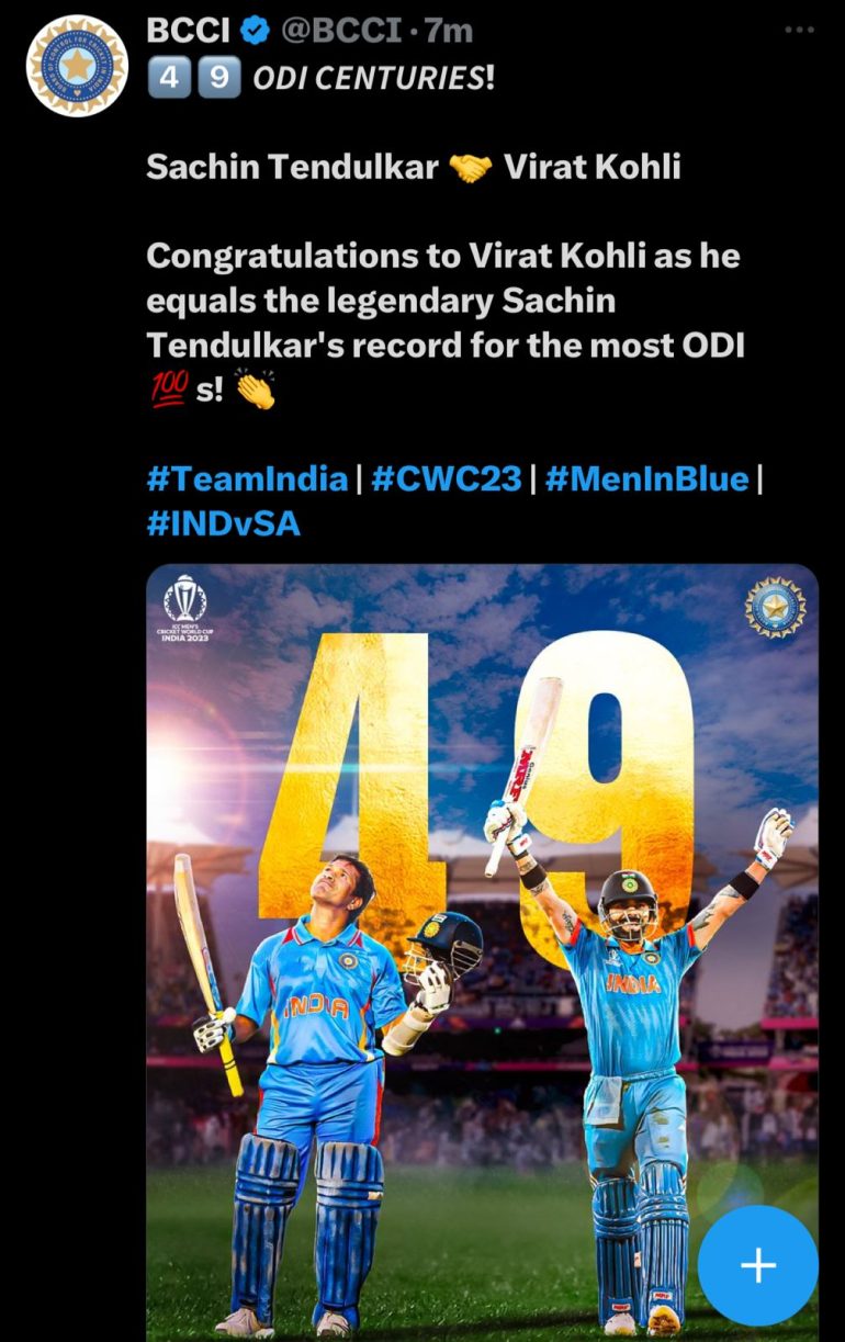 Memes Galore As Virat Kohli Scripts History With His 49th ODI Hundred - The Cricket Lounge