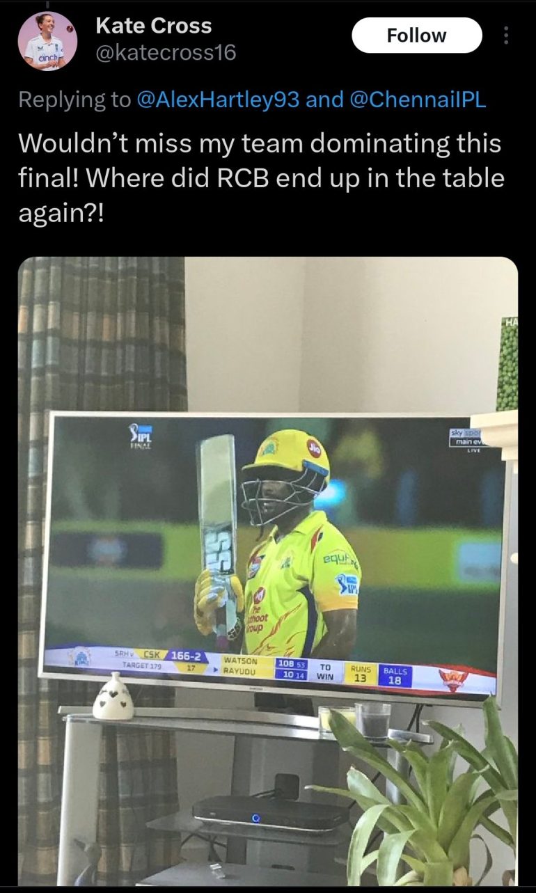 Trolled RCB In Past On Twitter, Now Kate Cross Is Bought By RCB - The ...