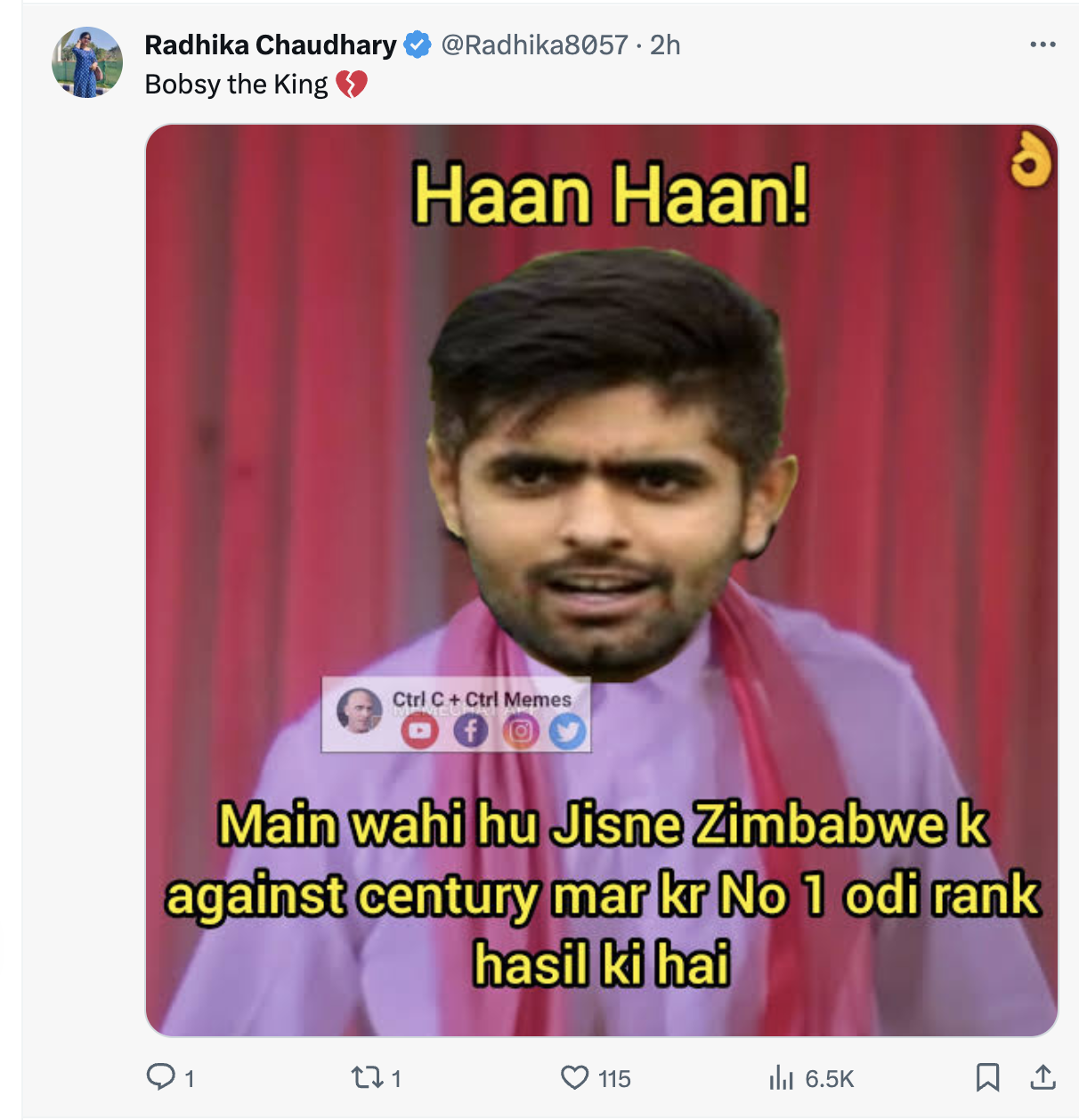 AUS vs PAK: Memes Galore As Babar Azam Fails Yet Again At The SCG - The ...