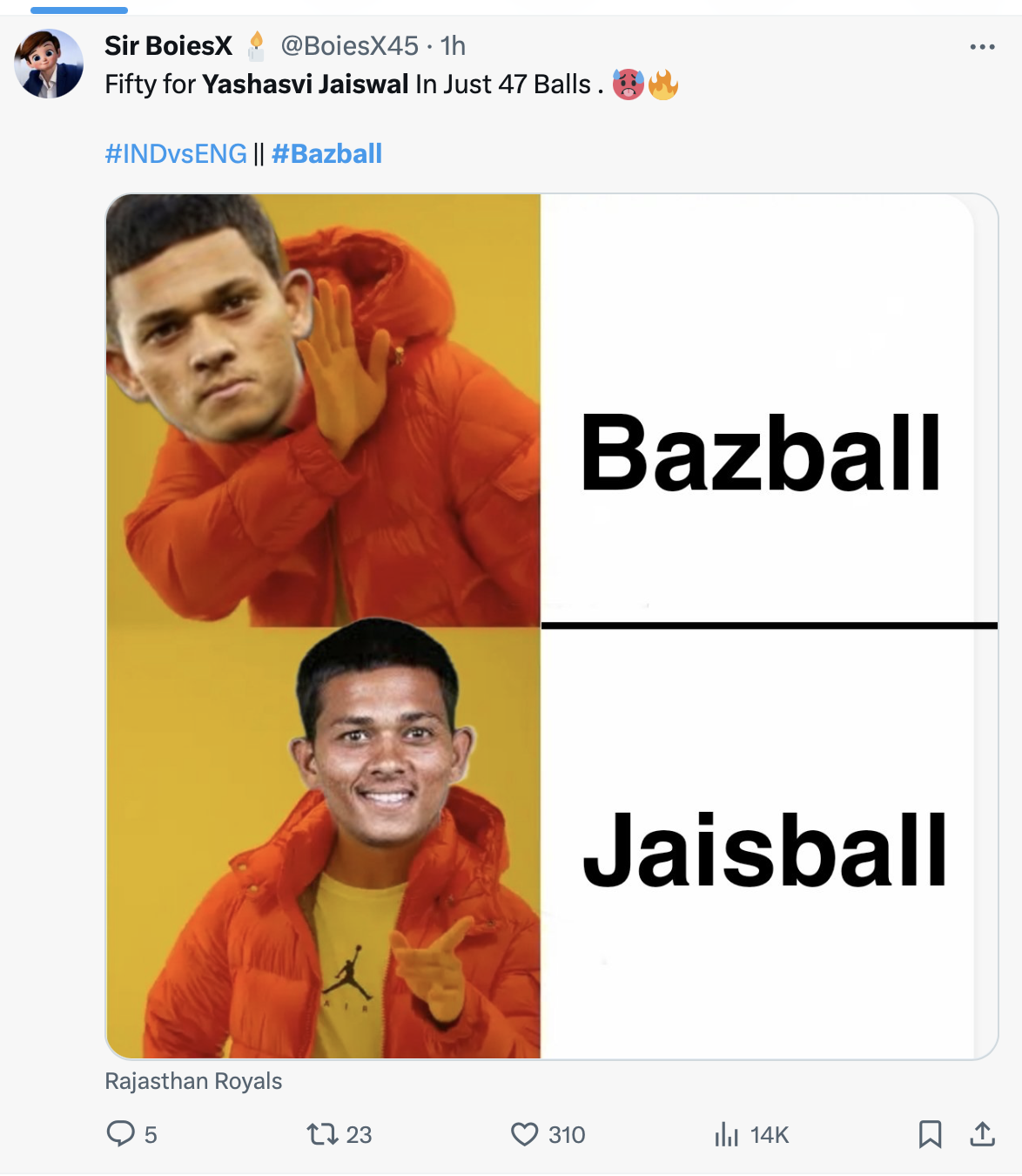 IND vs ENG: Fans Brutally Troll England's Bazball After Yashasvi ...