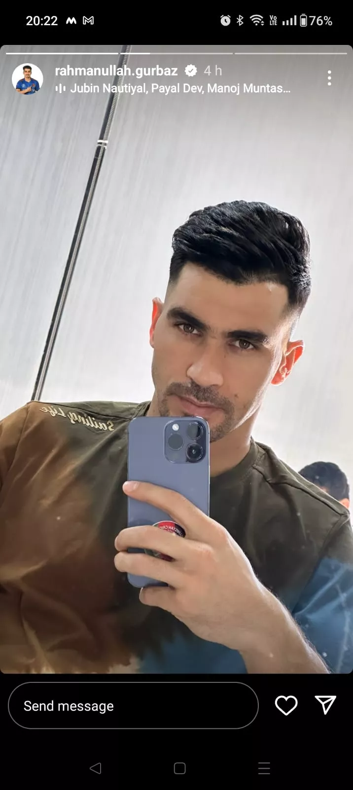 "Mere Ghar Ram Aaye Hain" Rahmanullah Gurbaz Celebrates Pran Pratishtha ...